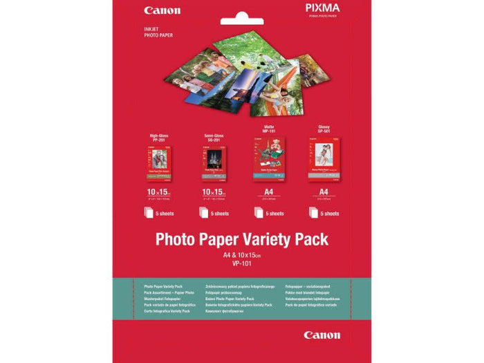 CANON PHOTO PAPER VARIETY PACK VP-101