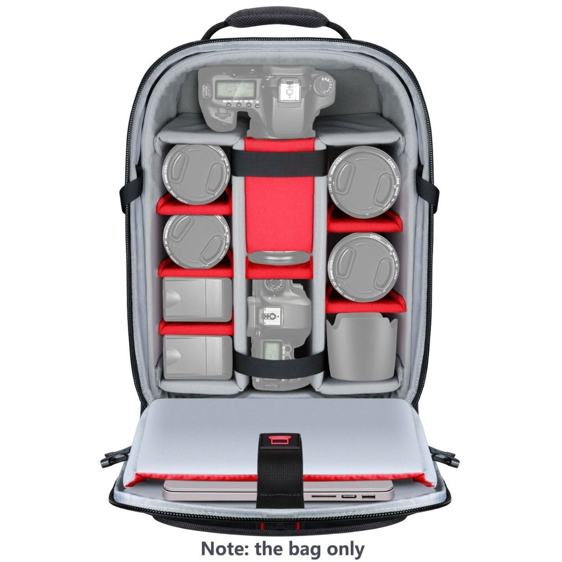 Neewer 2-in-1 Rolling Camera Backpack Trolley for Secure Storage
