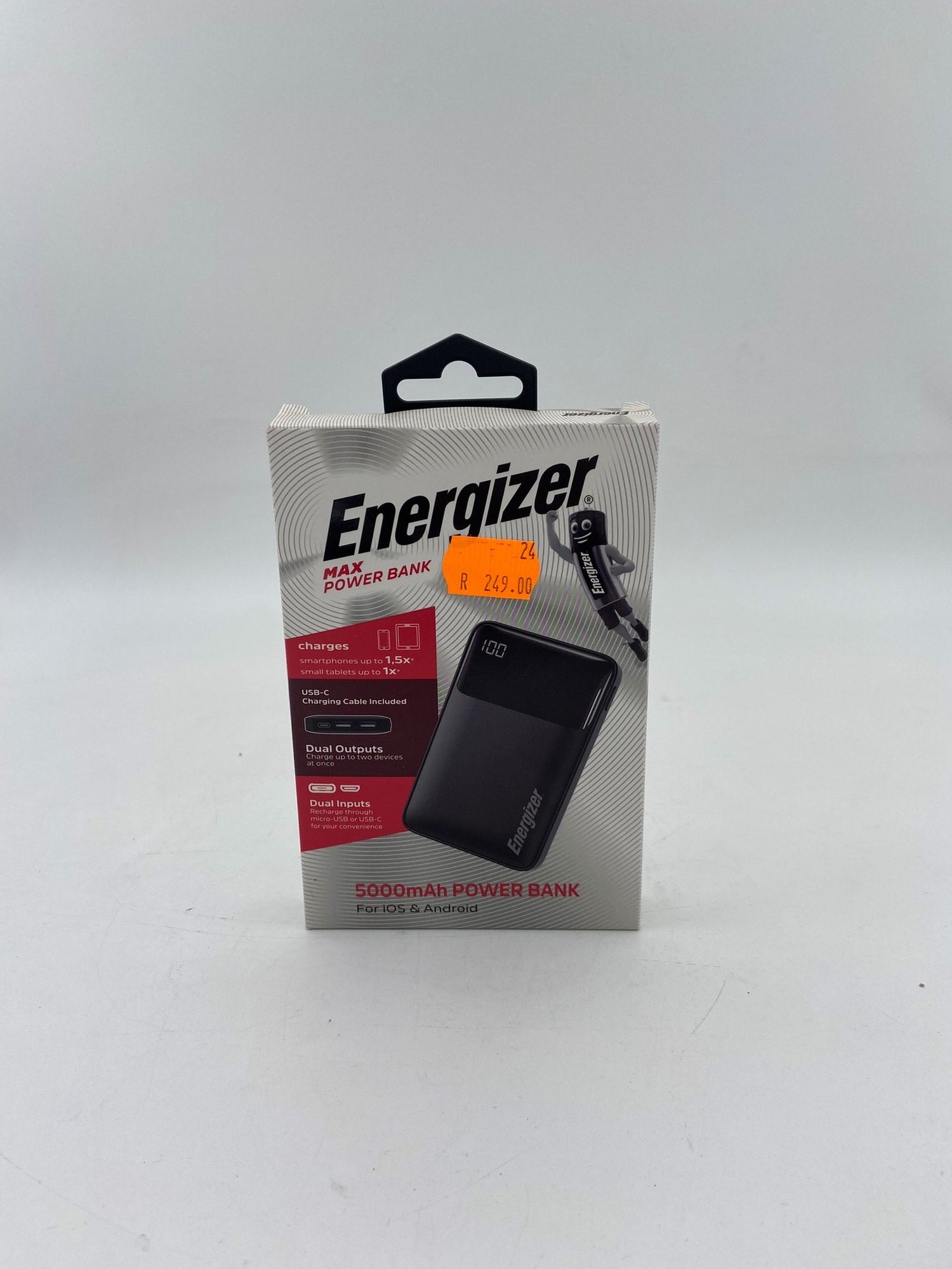 ENERGIZER PB MAX 5 5000MAH POWER BANK DEMO (BOX DAMAGE)